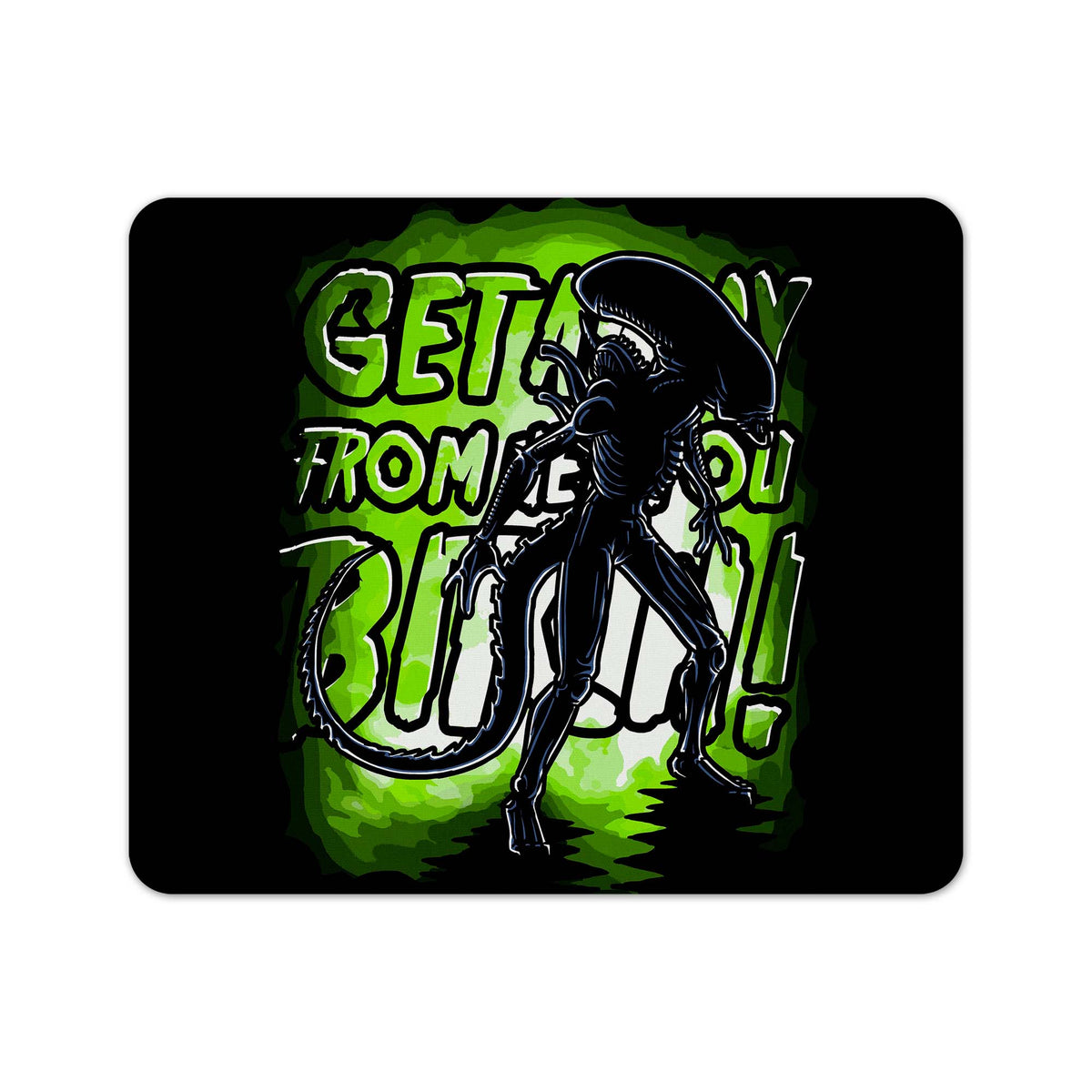 Alien Xenomorph Silhouette Mouse Pad - Mouse Pad | Nurd Tyme — Nurdtyme LLC