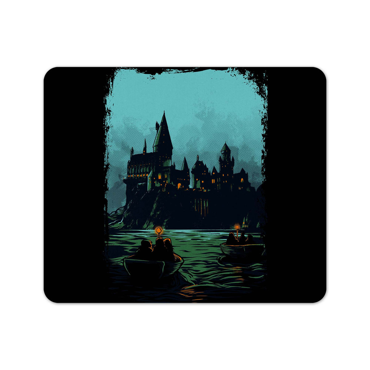 Arrival at Hogwarts Mouse Pad - Mousepad | Nurd Tyme — Nurdtyme LLC