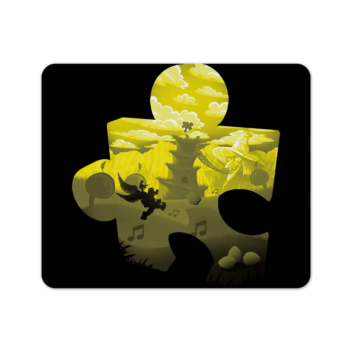 Banjo Kazooie Silhouette Mouse Pad - Mouse Pad | Nurd Tyme — Nurdtyme LLC