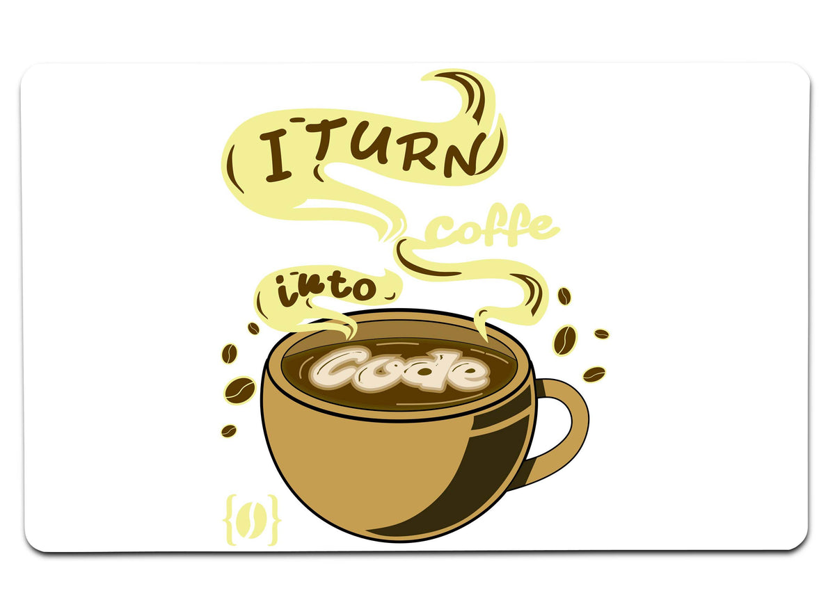 Coffee And Coding Large Mouse Pad - Large Mouse Pad | Nurd Tyme ...