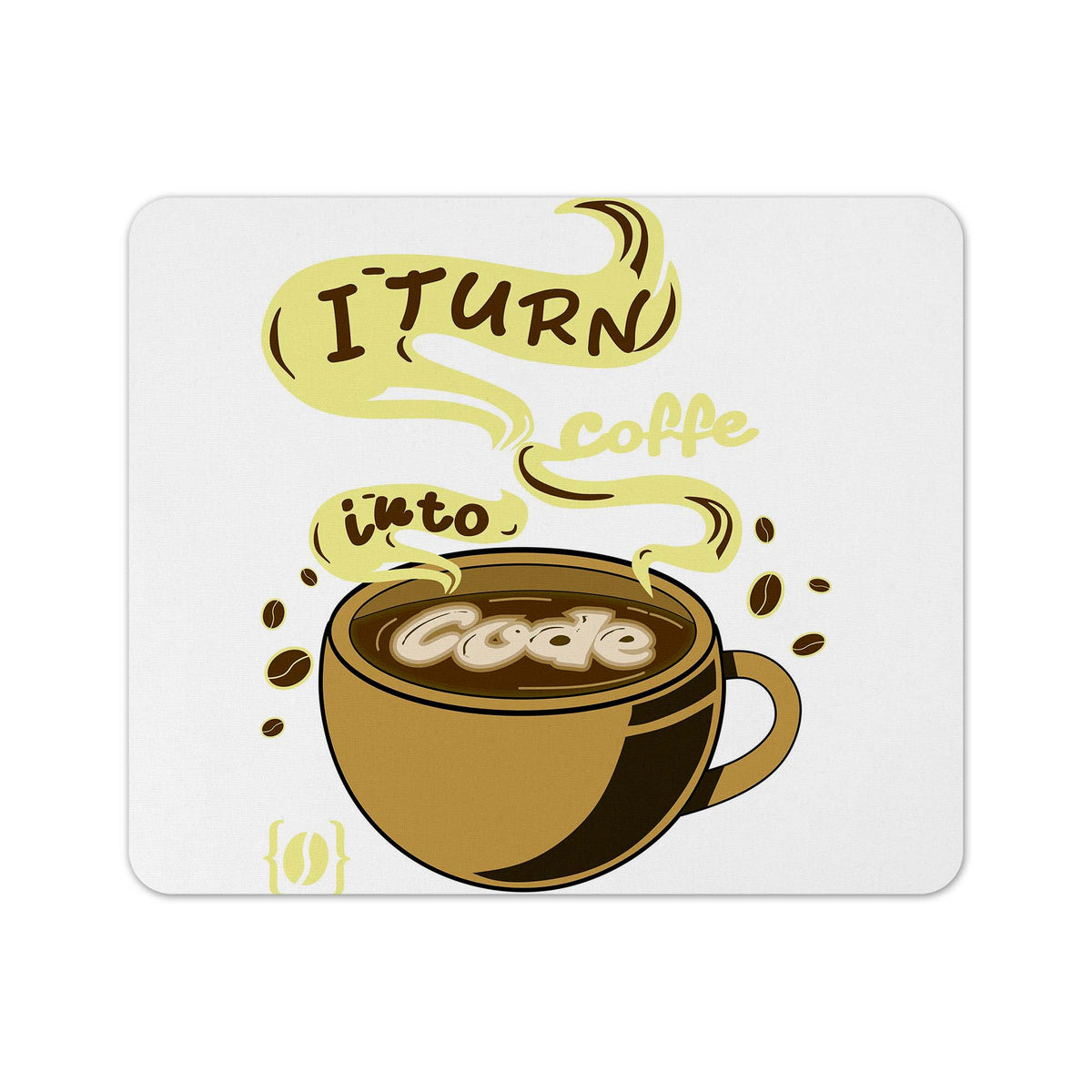 Coffee And Coding Mouse Pad - Mousepad | Nurd Tyme — Nurdtyme LLC
