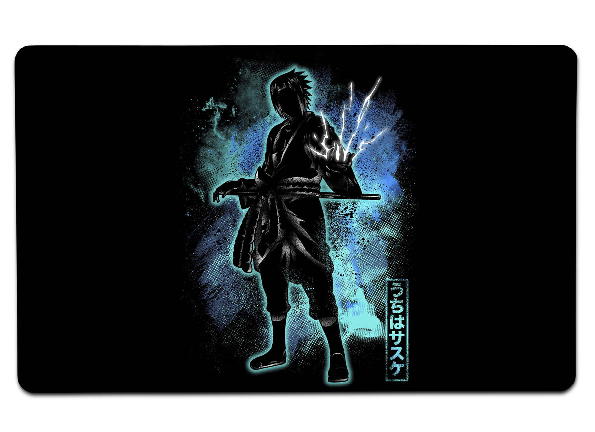 Cosmic Sasuke Large Mouse Pad - Large Mouse Pad | Nurd Tyme — Nurdtyme LLC