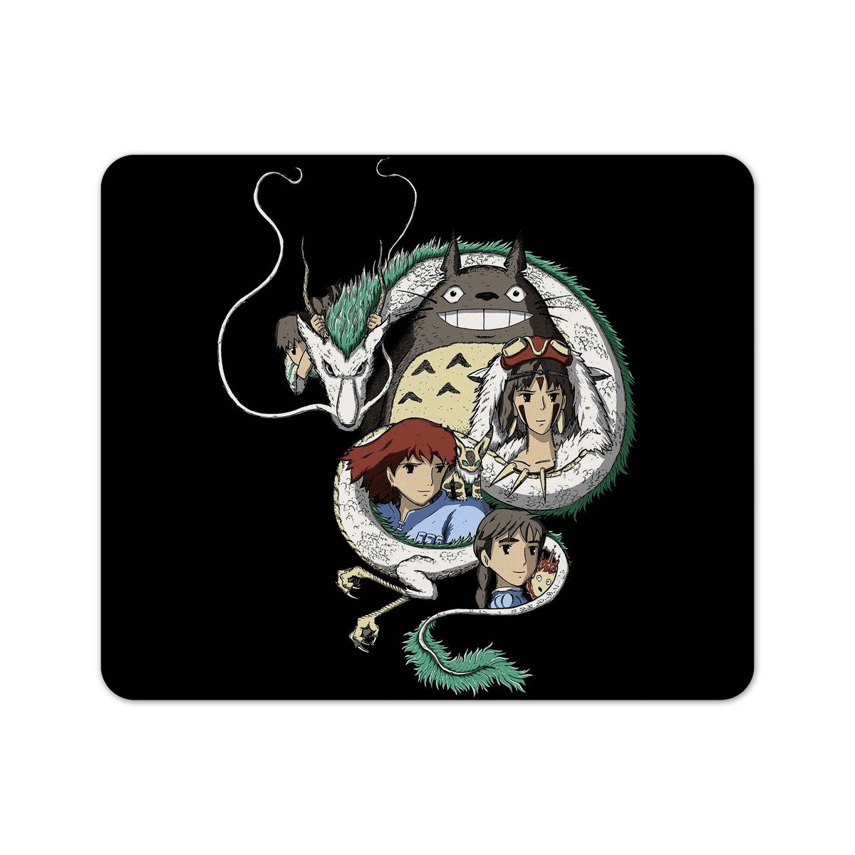 Ghibli Mouse Pad - Mouse Pad | Nurd Tyme — Nurdtyme LLC