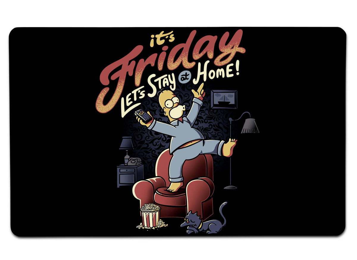 Homer Friday Large Mouse Pad - Large Mouse Pad | Nurd Tyme — Nurdtyme LLC