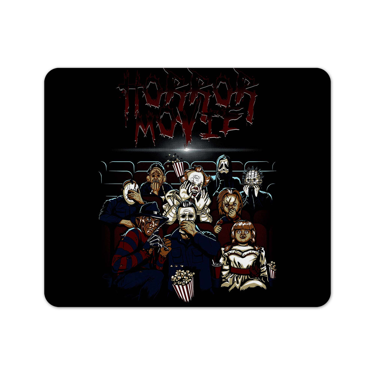 Horror Movie Mouse Pad - Mousepad | Nurd Tyme — Nurdtyme LLC
