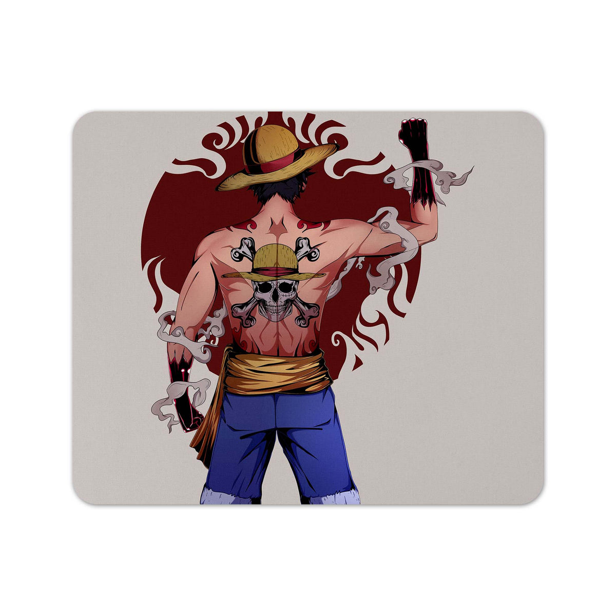 Luffy Mouse Pad - Mousepad | Nurd Tyme — Nurdtyme LLC