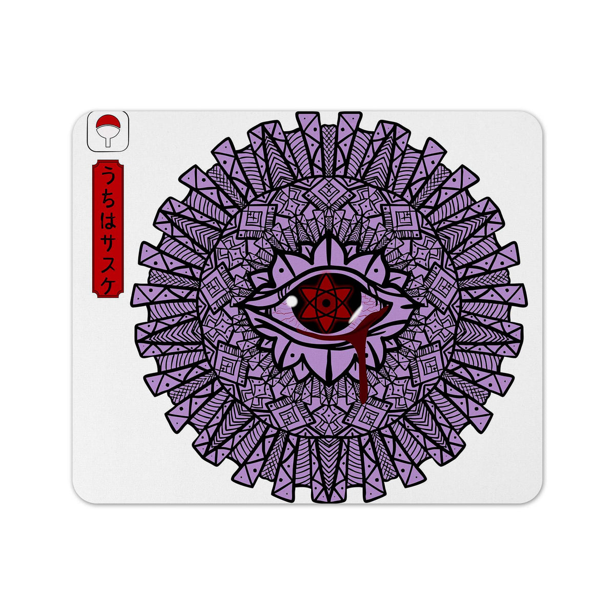Mandala Sharingan Mouse Pad - Mousepad | Nurd Tyme — Nurdtyme LLC
