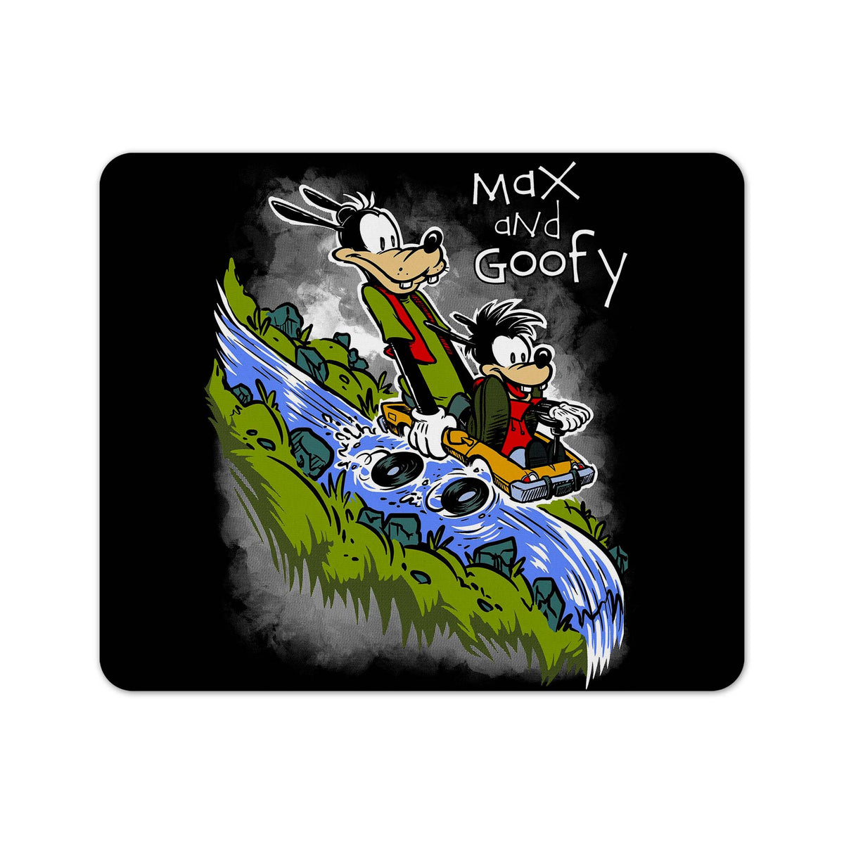 Max And Goofy Mouse Pad - Mouse Pad | Nurd Tyme — Nurdtyme LLC