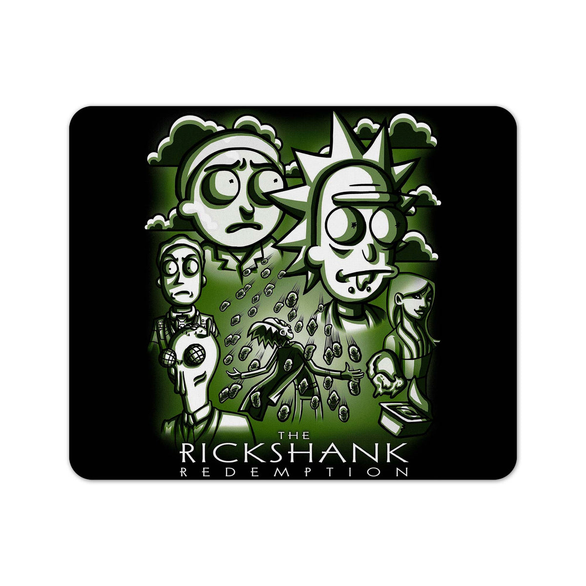 Rickshank Redemptio Mouse Pad - Mouse Pad | Nurd Tyme — Nurdtyme LLC