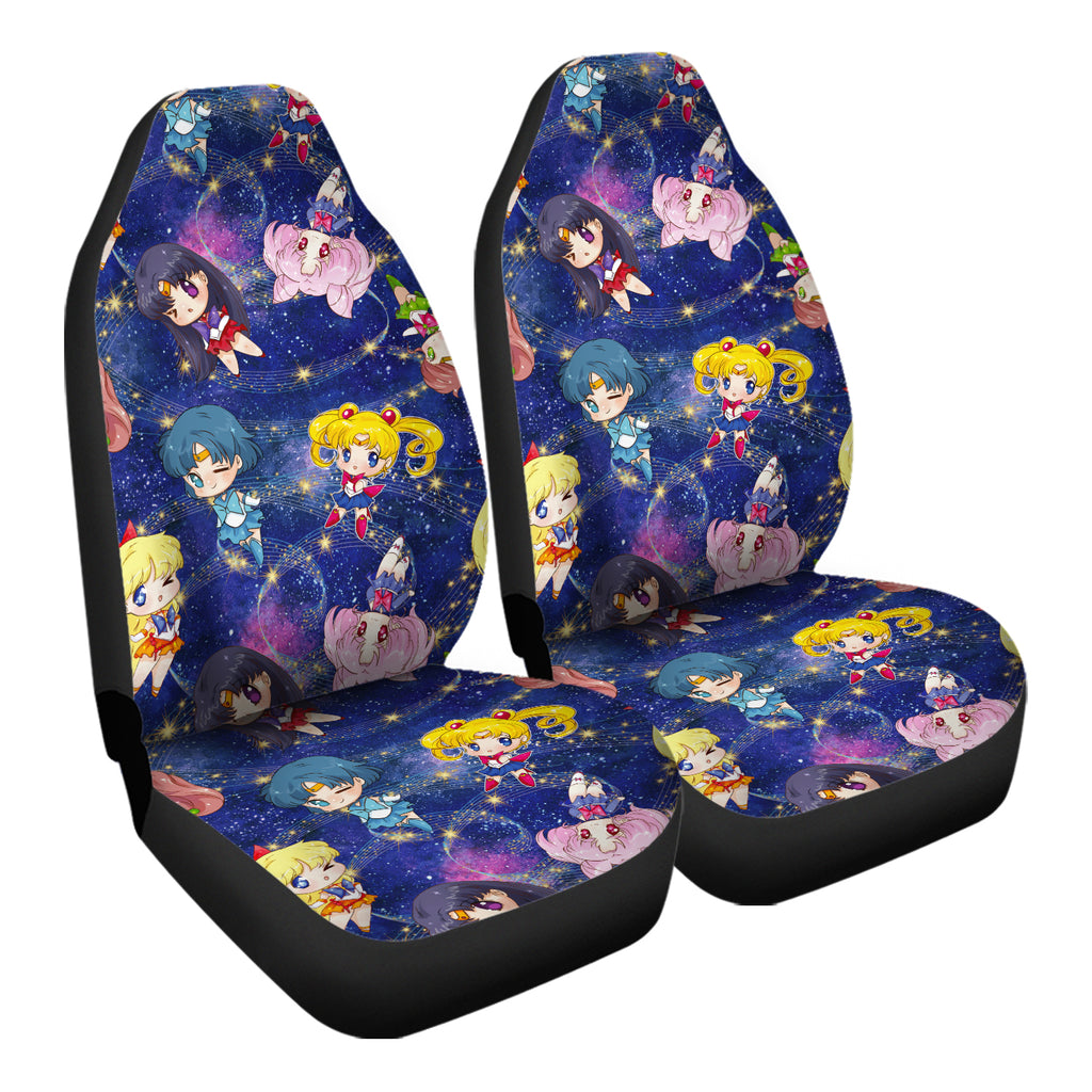 Sailor Moon Pattern Car Seat Covers Car Seat Cover AOP Nurd Tyme Nurdtyme LLC