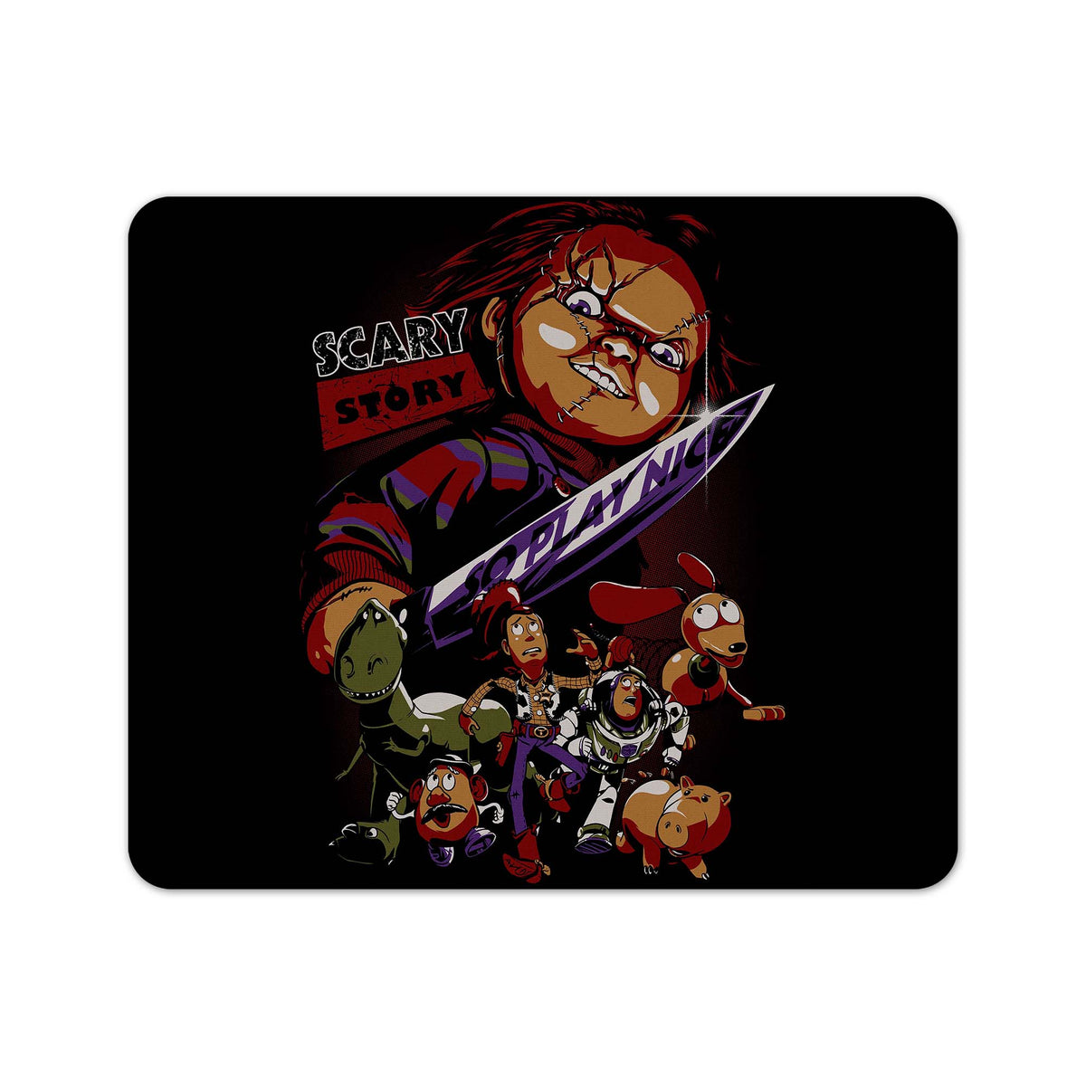 Scary Story Mouse Pad - Mousepad | Nurd Tyme — Nurdtyme LLC