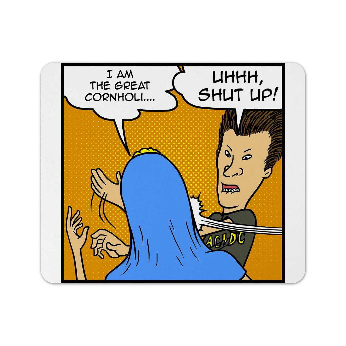 Shut Up Beavis Mouse Pad - Mouse Pad | Nurd Tyme — Nurdtyme LLC