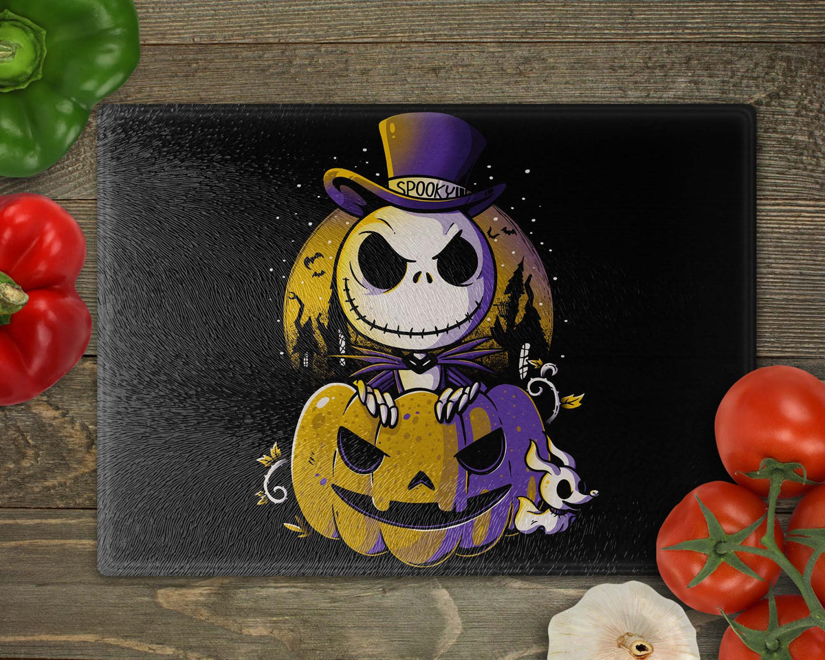 Spooky Jack Cutting Board - Cutting Boards | Nurd Tyme — Nurdtyme LLC