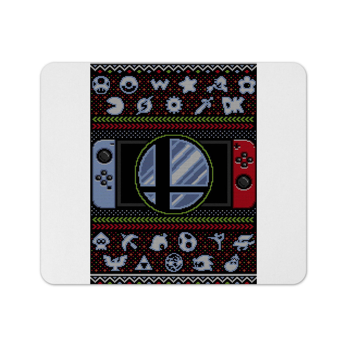 Super Smash Knit Mouse Pad - Mouse Pad | Nurd Tyme — Nurdtyme LLC