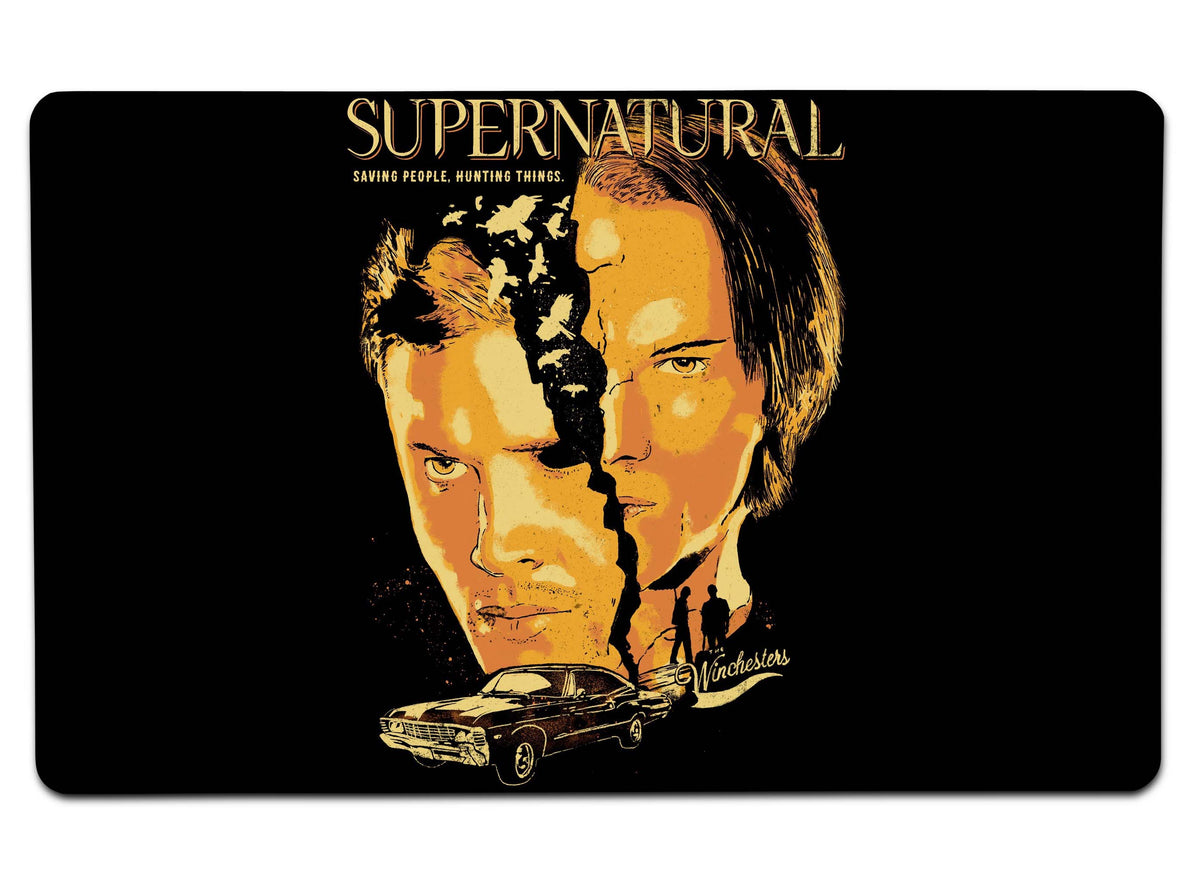 Supernatural Large Mouse Pad - Large Mouse Pad | Nurd Tyme — Nurdtyme LLC