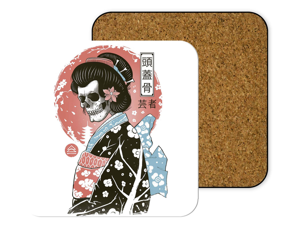 Yokai Geisha Coasters - Coasters | Nurd Tyme — Nurdtyme LLC
