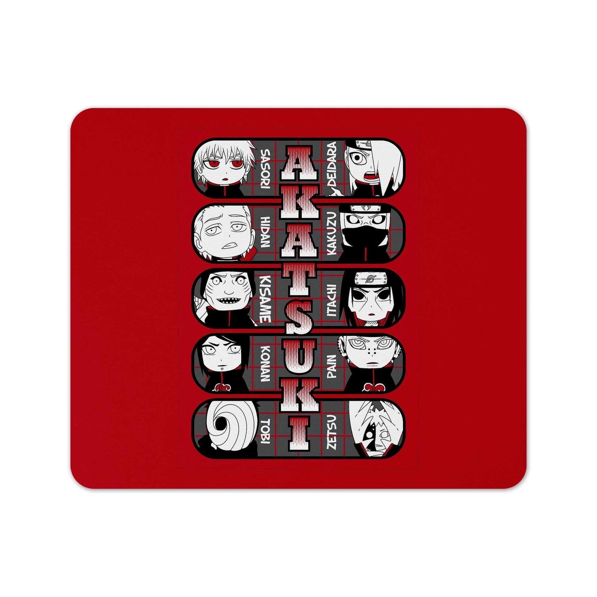 Akatsuki Chibi Anime Mouse Pad - Mousepad | Nurd Tyme — Nurdtyme LLC
