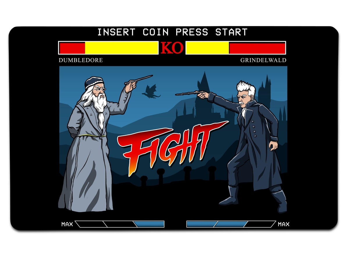Arcade Wizard Fight Large Mouse Pad - Large Mouse Pad | Nurd Tyme ...