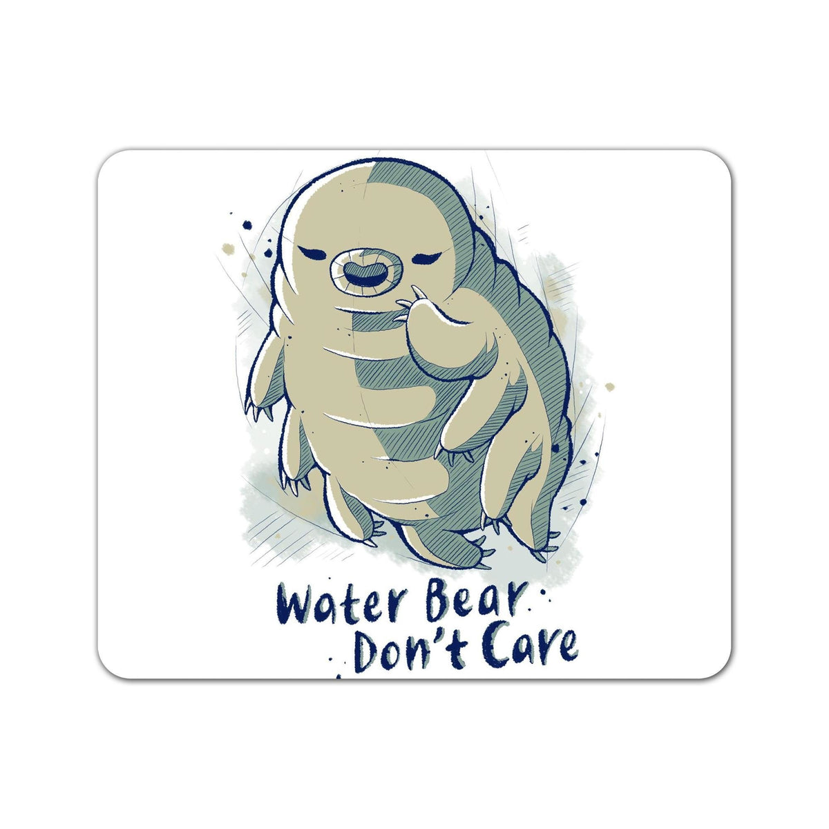 Bad Tardigrade Mouse Pad - Mousepad | Nurd Tyme — Nurdtyme LLC