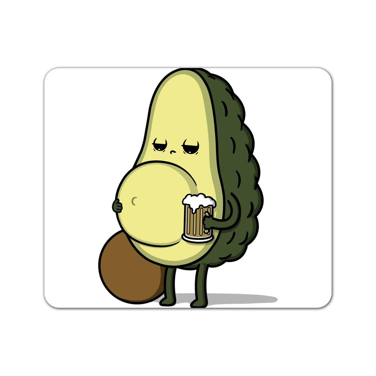 Beer Belly Mouse Pad - Mousepad | Nurd Tyme — Nurdtyme LLC