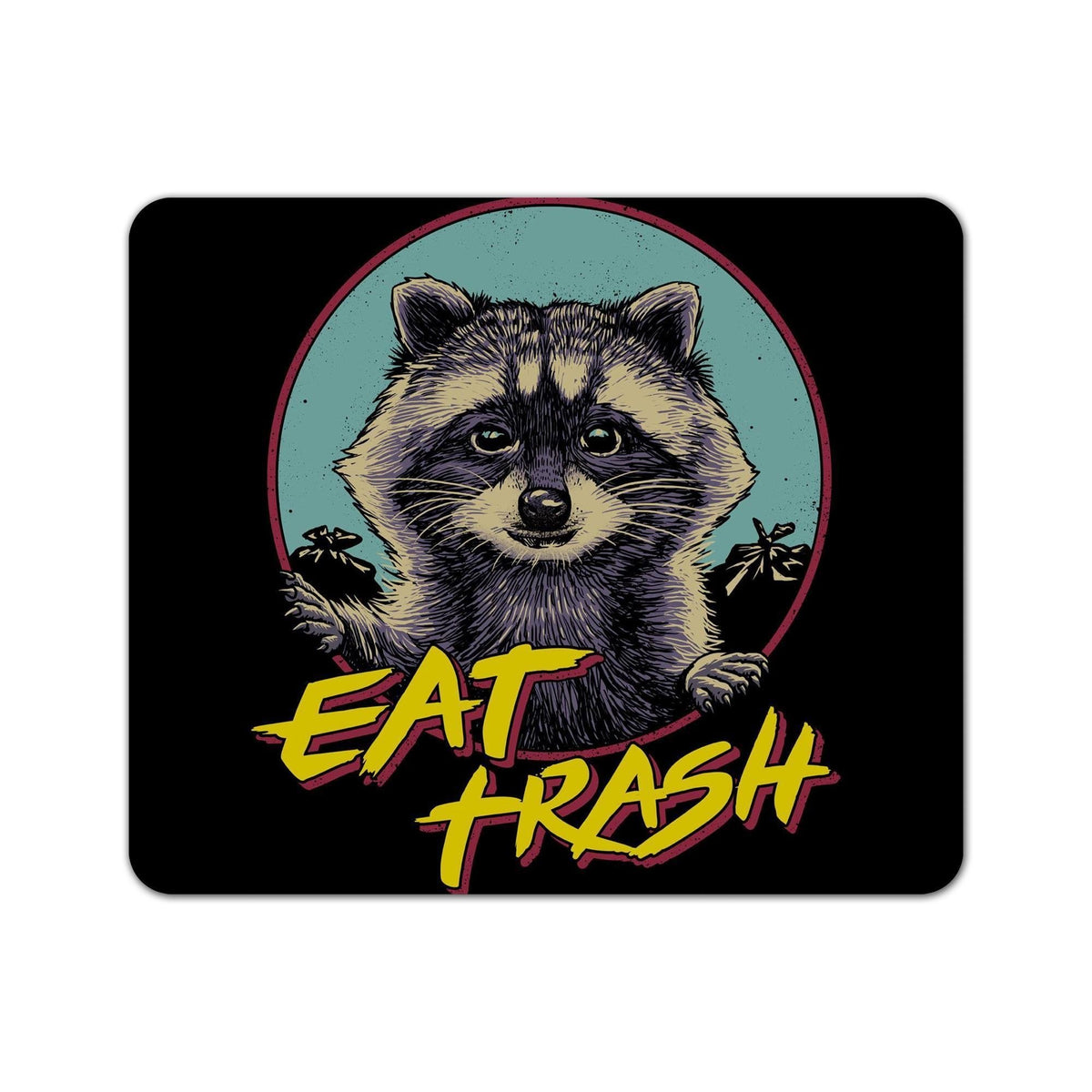 Eat Trash Mouse Pad - Mousepad | Nurd Tyme — Nurdtyme LLC