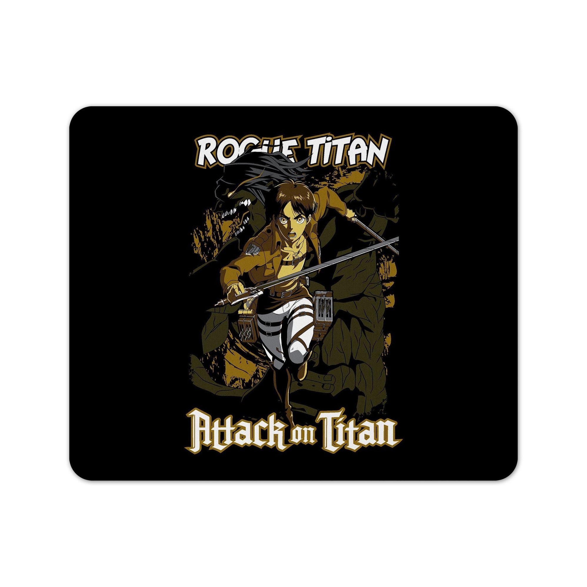 Eren Jaeger 2 Anime Mouse Pad - Mousepad | Nurd Tyme — Nurdtyme LLC