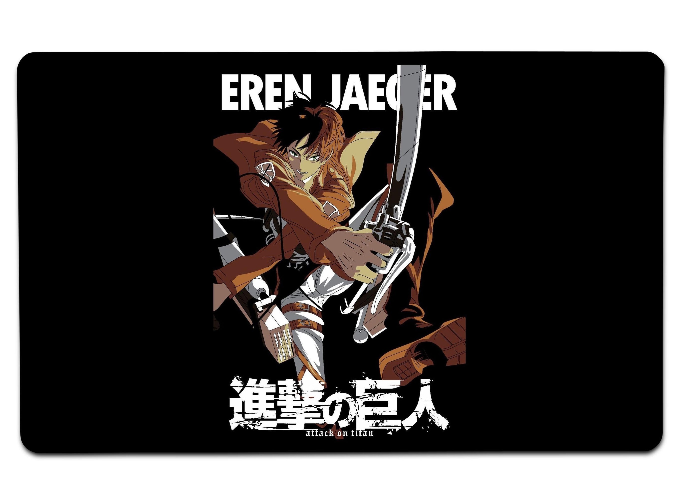 Eren Jaeger Large Mouse Pad - Large Mouse Pad | Nurd Tyme — Nurdtyme LLC