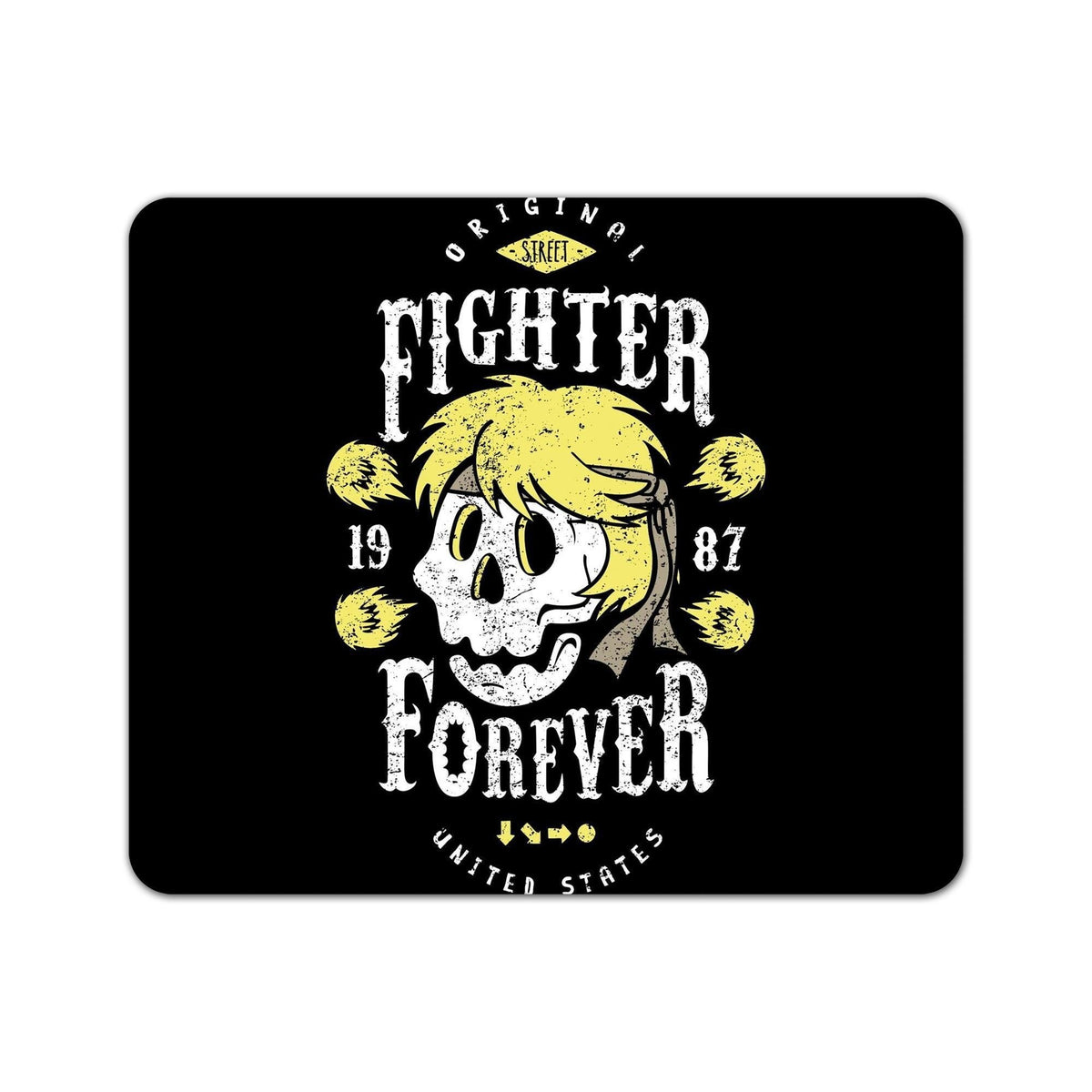 Fighter Forever Ken Mouse Pad - Mousepad | Nurd Tyme — Nurdtyme LLC