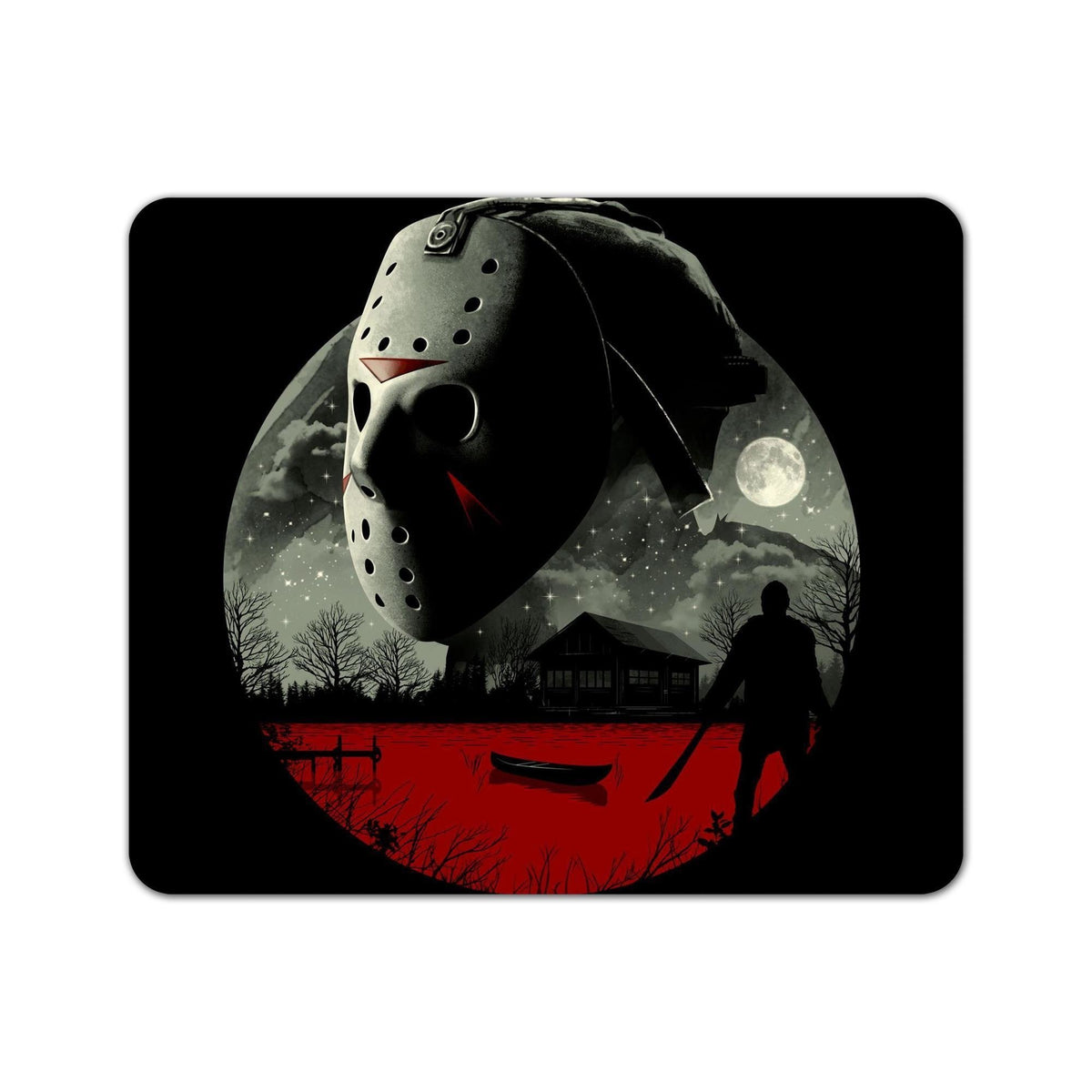 Friday In Camp Blood Mouse Pad - Mousepad | Nurd Tyme — Nurdtyme LLC