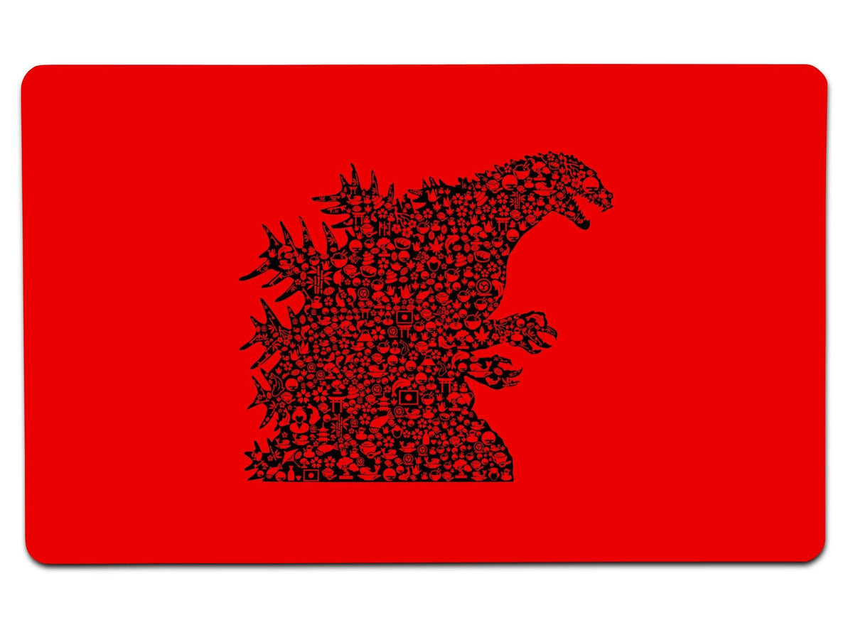 Godzilla Large Mouse Pad - Large Mouse Pad | Nurd Tyme — Nurdtyme LLC