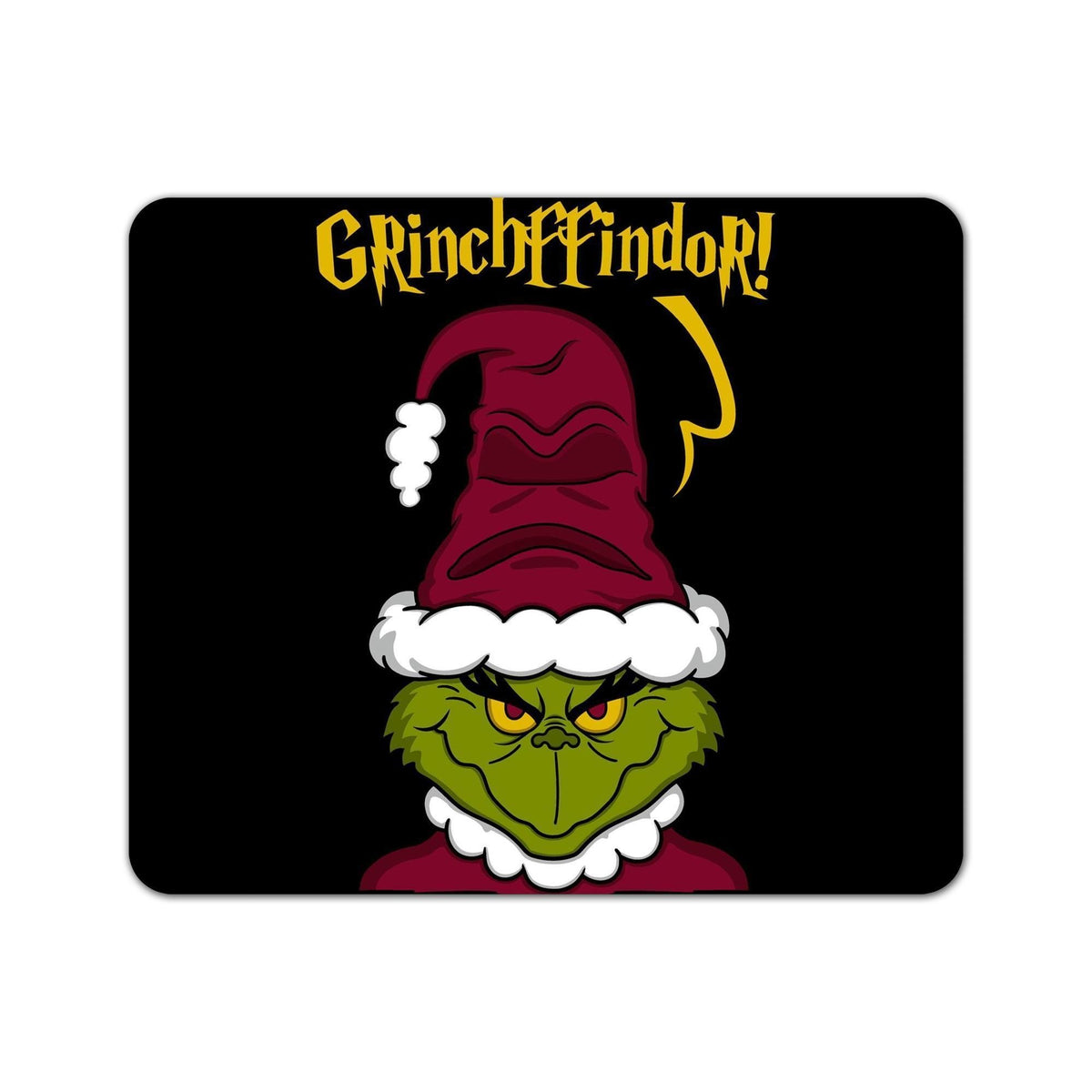 Grinchffindor Mouse Pad - Mousepad | Nurd Tyme — Nurdtyme LLC