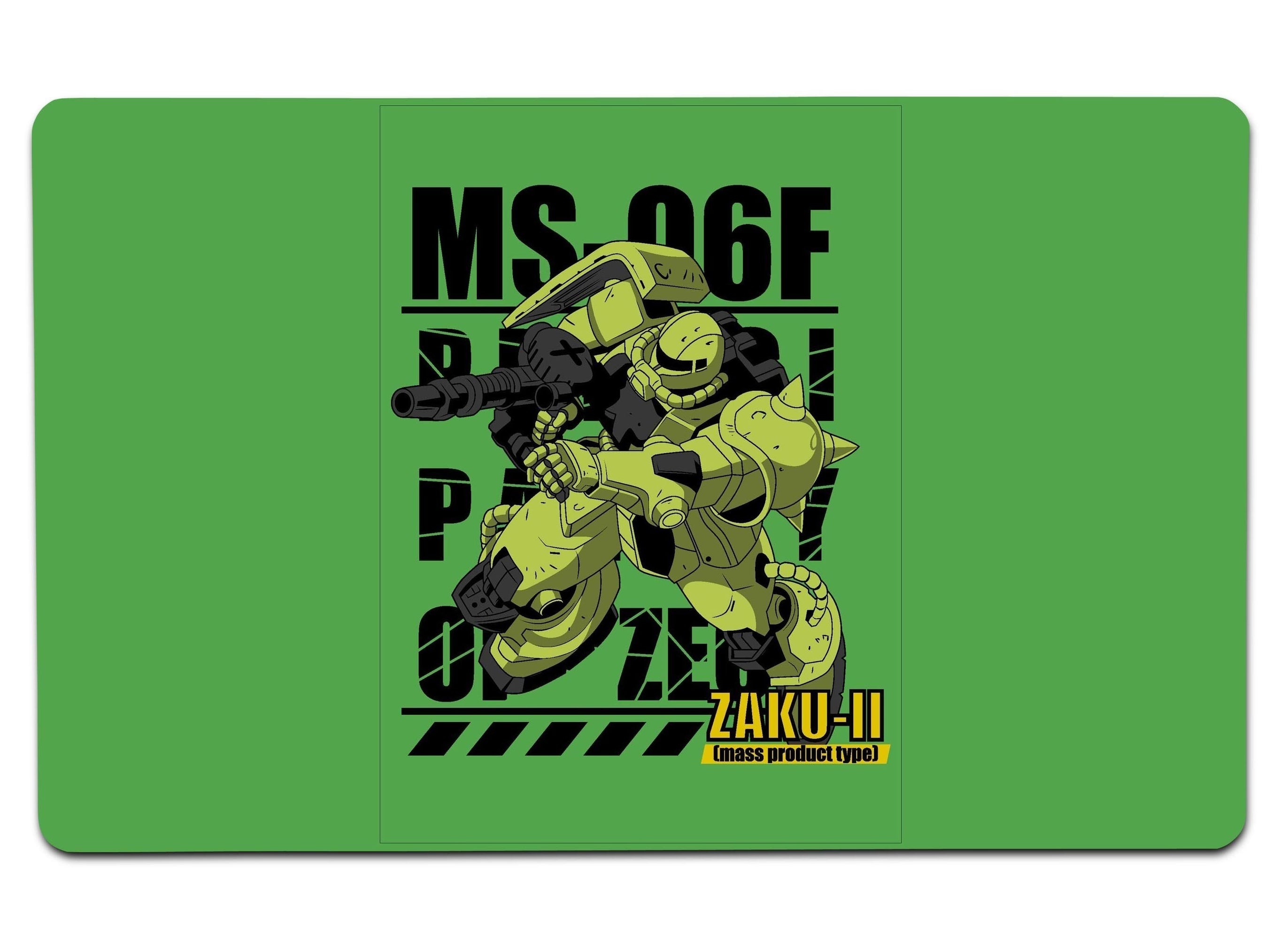 Gundam Zaku Large Mouse Pad - Large Mouse Pad | Nurd Tyme — Nurdtyme LLC