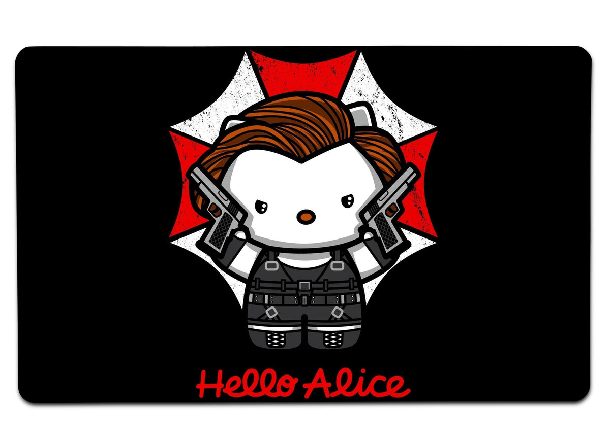Hello Alice Large Mouse Pad - Large Mouse Pad | Nurd Tyme — Nurdtyme LLC