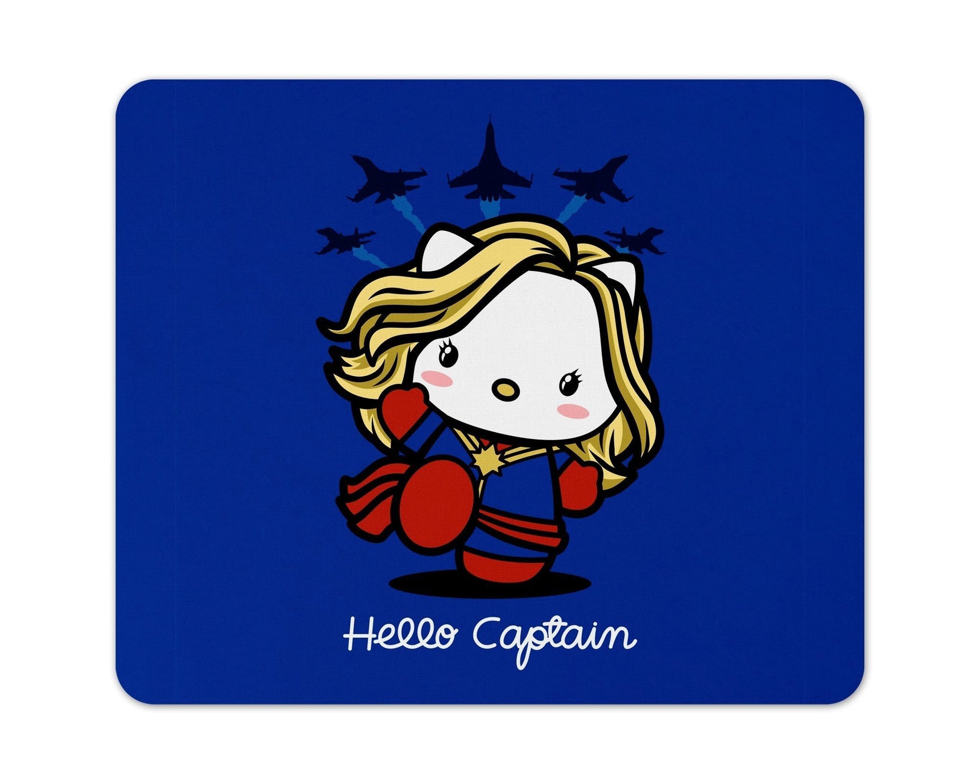 Hello Captain Mouse Pad - Mouse Pad | Nurd Tyme — Nurdtyme LLC