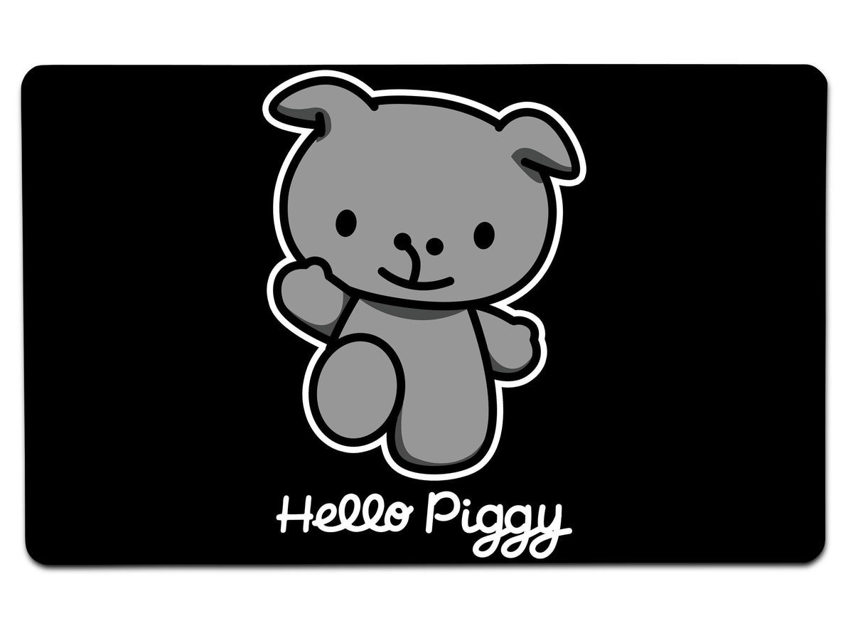 Hello Piggy Large Mouse Pad - Large Mouse Pad | Nurd Tyme — Nurdtyme LLC