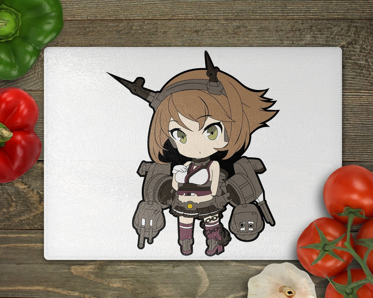 Kancolle Chibi 6 Cutting Board - Cutting Boards | Nurd Tyme — Nurdtyme LLC