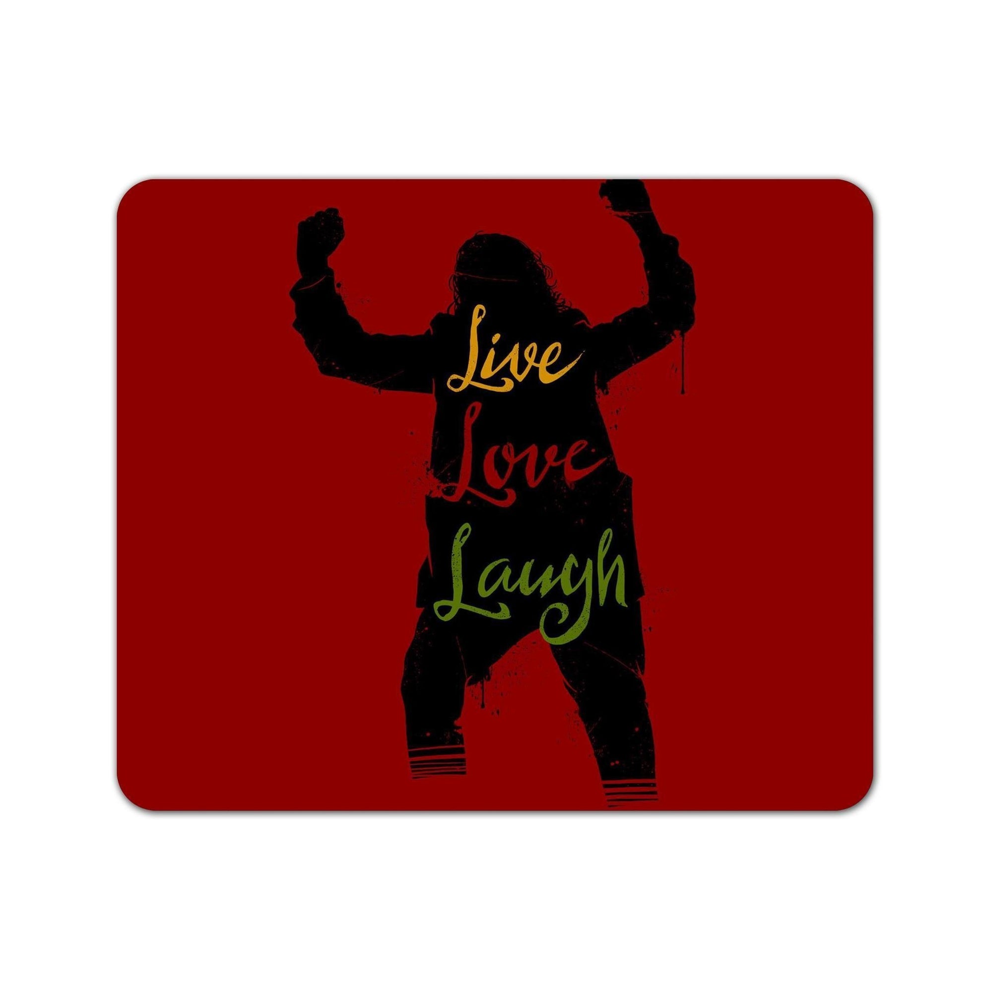 Live Love Laugh Mouse Pad - Mousepad | Nurd Tyme — Nurdtyme LLC