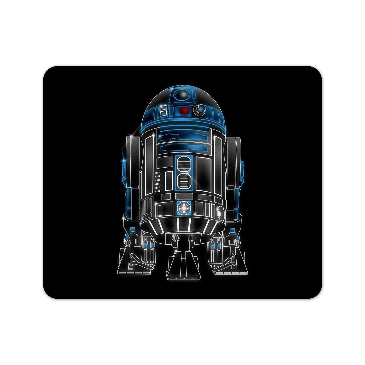 Neon Droid Mouse Pad - Mousepad | Nurd Tyme — Nurdtyme LLC