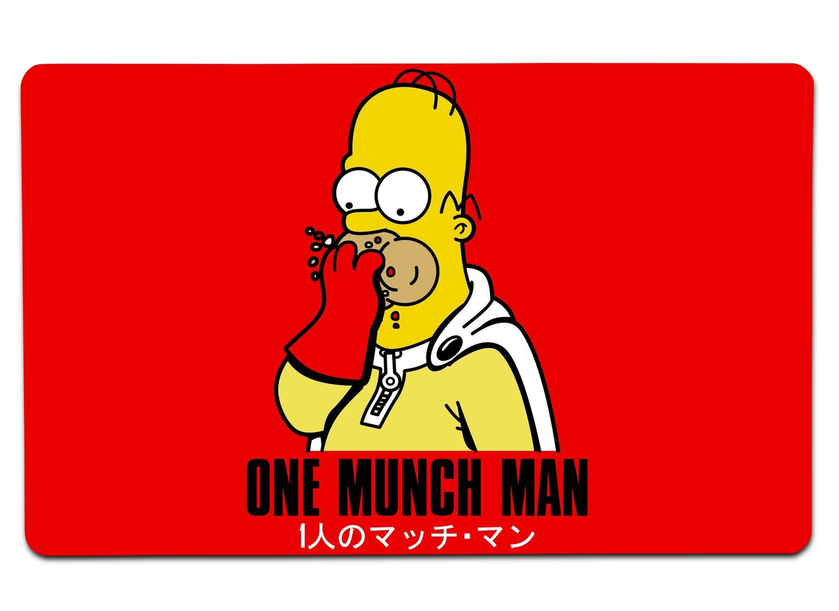 One Munch Man Large Mouse Pad - Large Mouse Pad | Nurd Tyme — Nurdtyme LLC