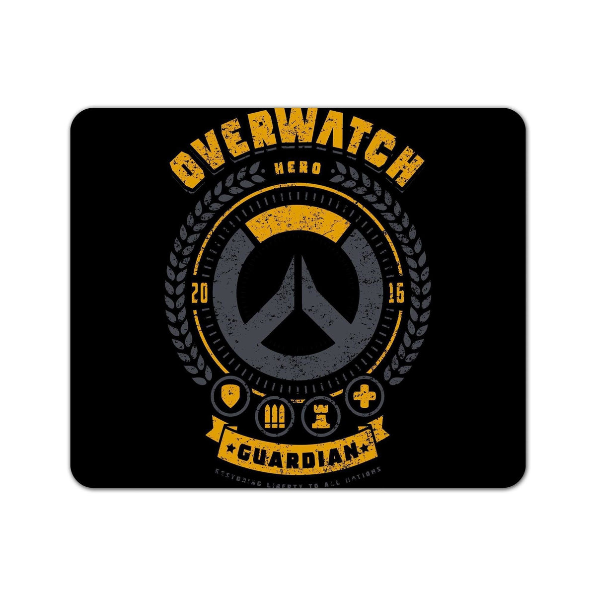 Overwatch Guardian Hero Mouse Pad - Mousepad | Nurd Tyme — Nurdtyme LLC