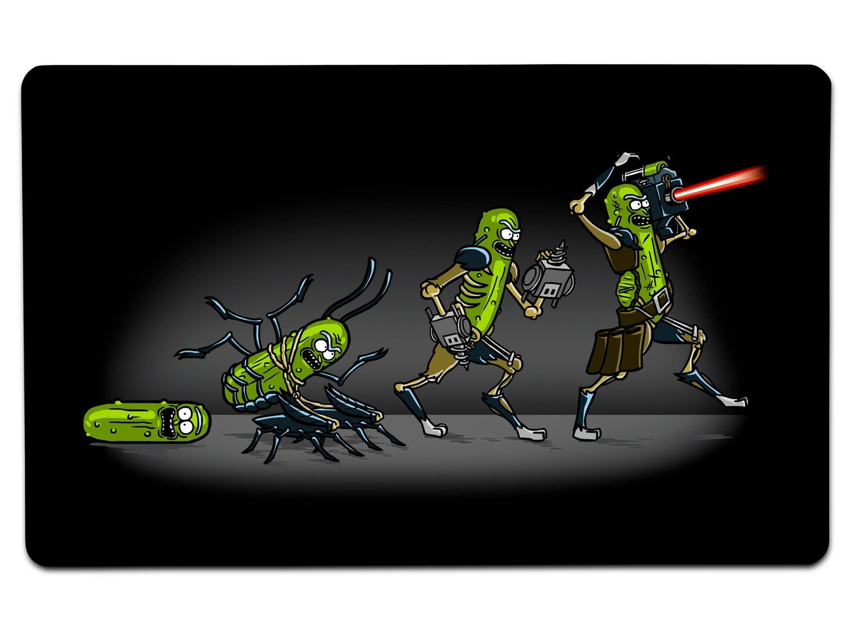 Pickle Rick Evolution Large Mouse Pad - Large Mouse Pad | Nurd Tyme ...