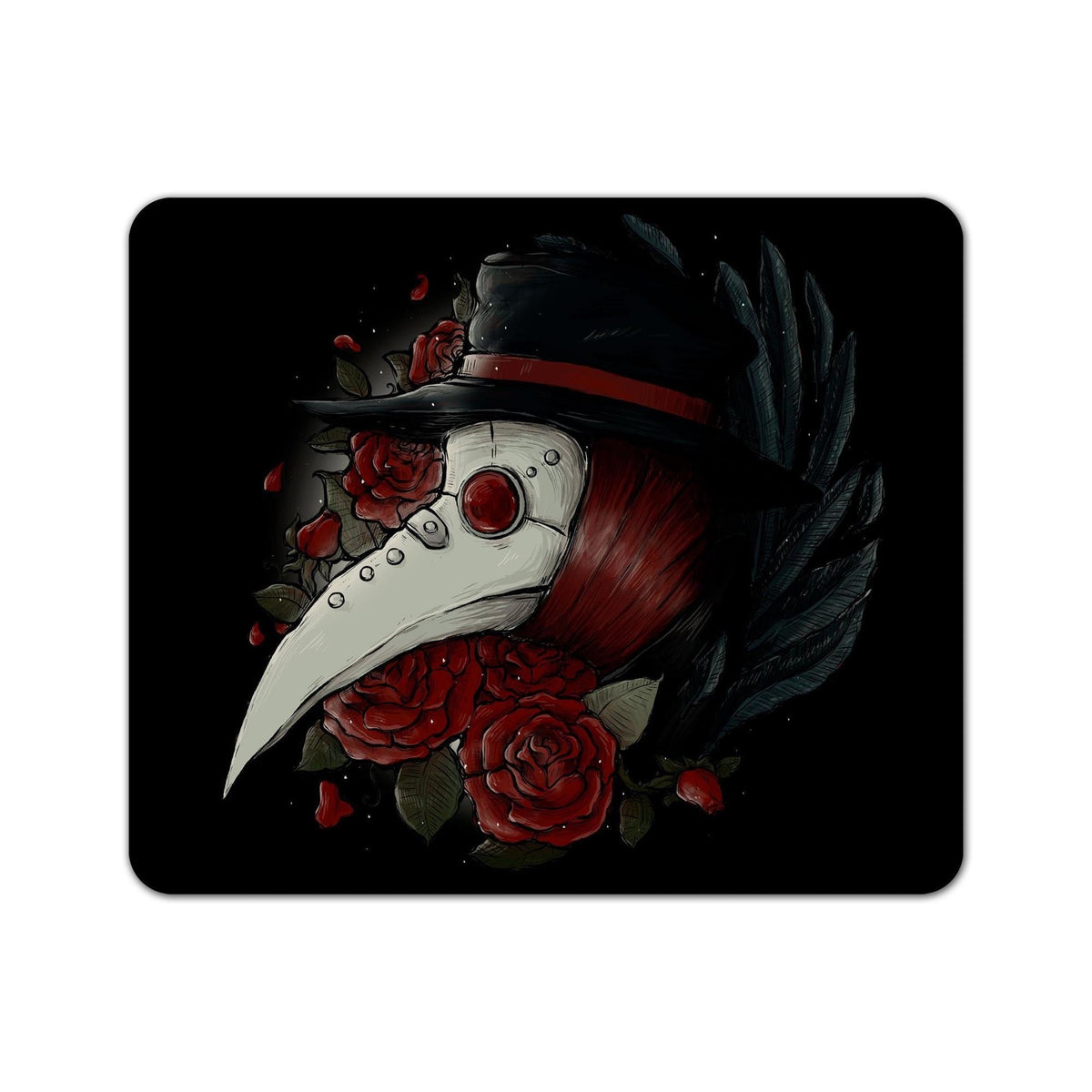 Plague Doctor Mouse Pad - Mousepad | Nurd Tyme — Nurdtyme LLC