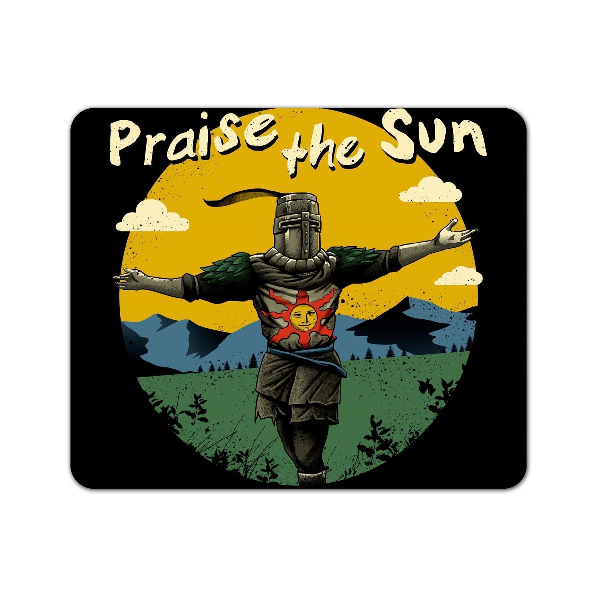 Praise The Sun Mouse Pad - Mousepad | Nurd Tyme — Nurdtyme LLC