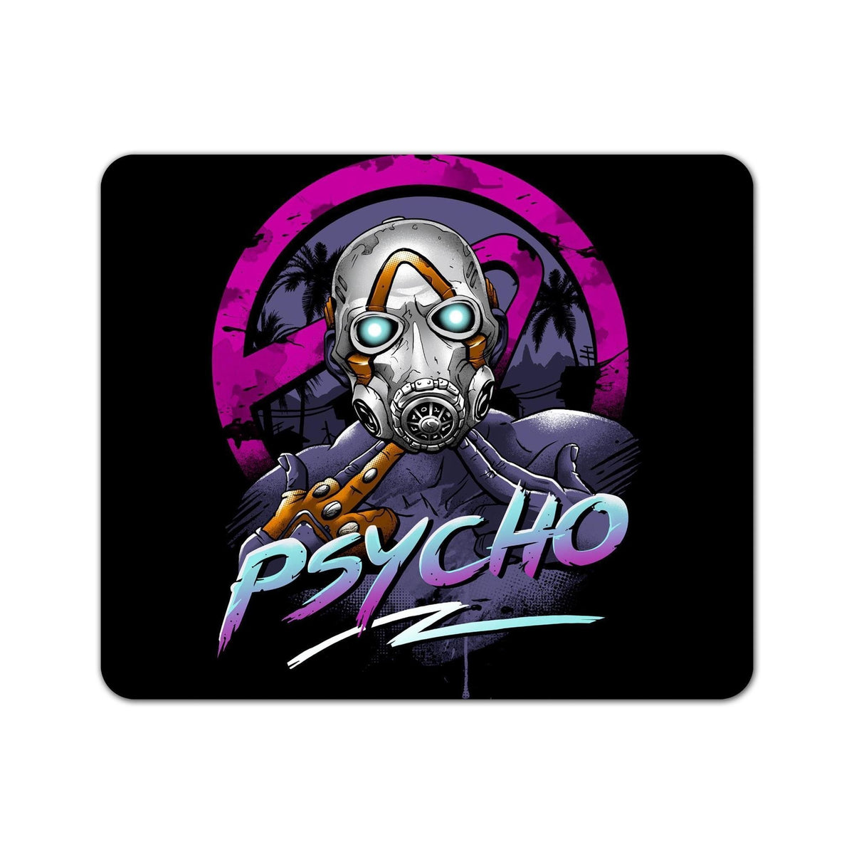 Rad Psycho Mouse Pad - Mousepad | Nurd Tyme — Nurdtyme LLC