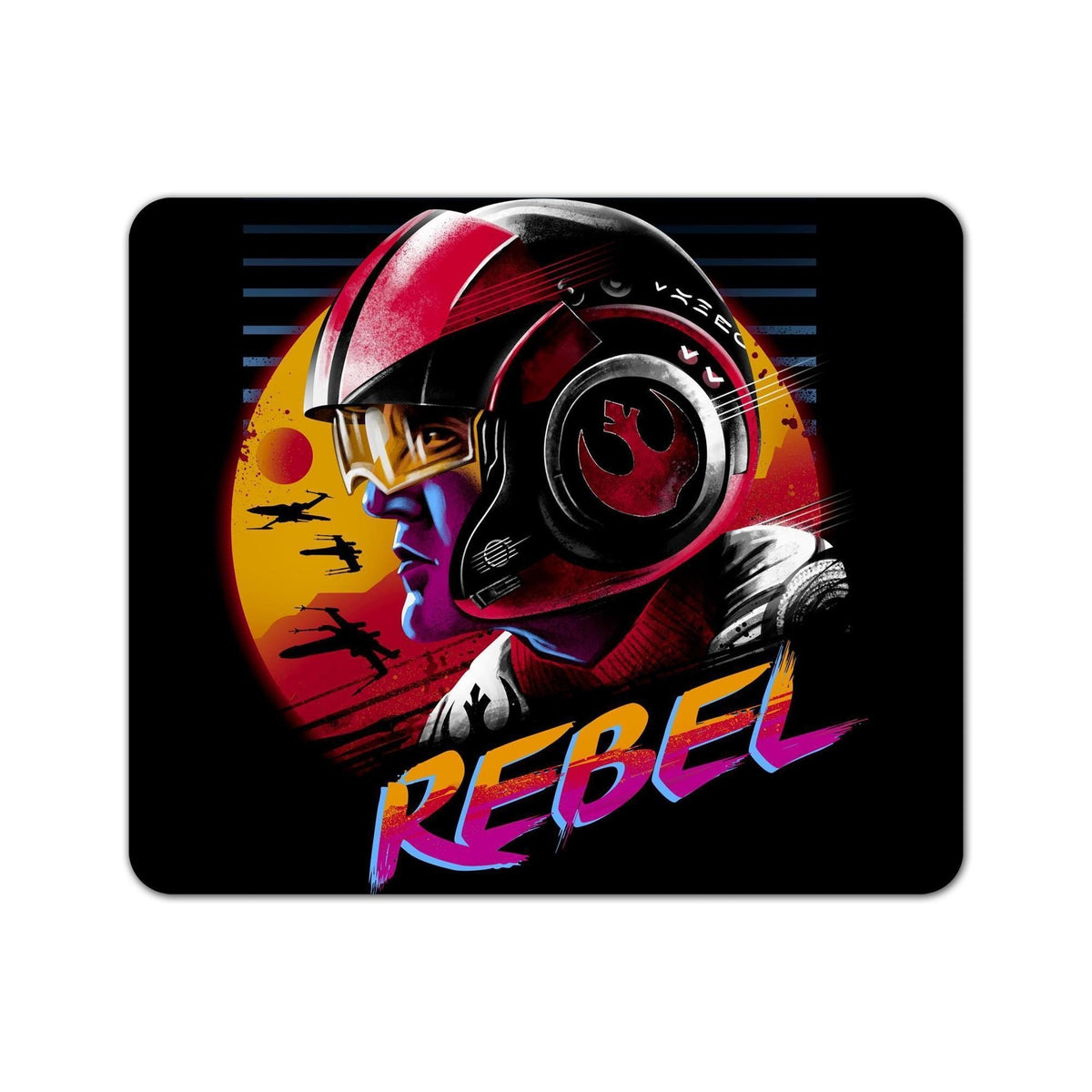 Rad Rebel Mouse Pad - Mousepad | Nurd Tyme — Nurdtyme LLC