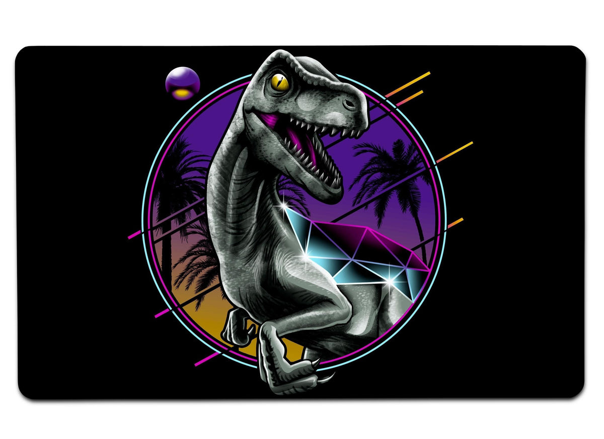 Rad Velociraptor Large Mouse Pad - Large Mouse Pad | Nurd Tyme ...