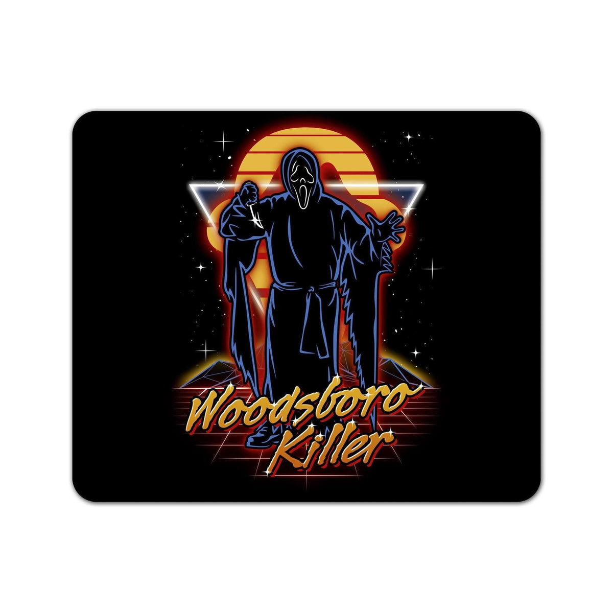 Retro Woodsboro Killer Mouse Pad - Mousepad | Nurd Tyme — Nurdtyme LLC