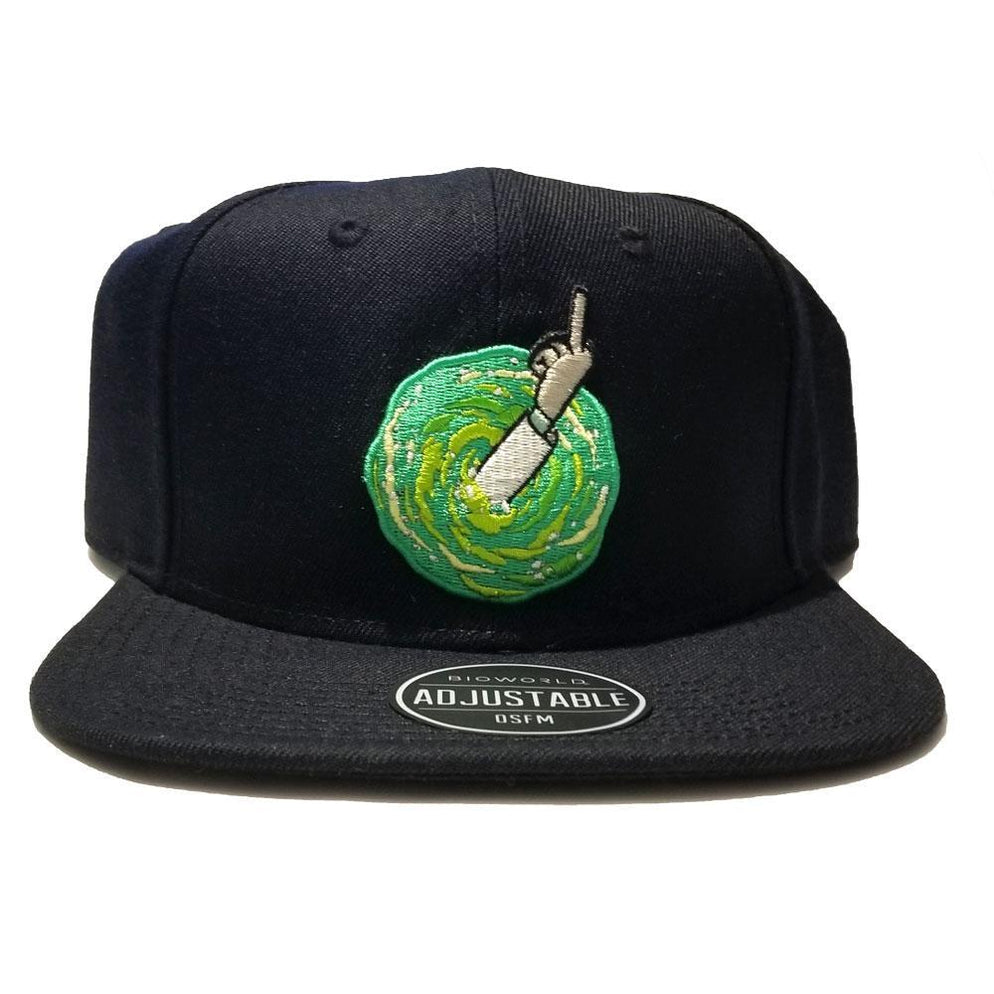 Rick’s Middle Finger Snapback Hat - Hats | Nurd Tyme — Nurdtyme LLC
