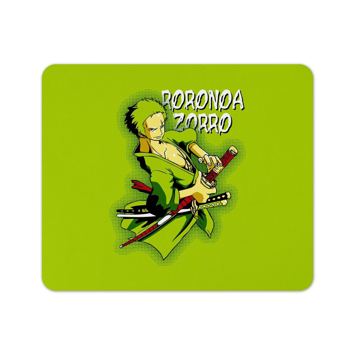 Roronoa Zoro Anime Mouse Pad - Mousepad | Nurd Tyme — Nurdtyme LLC