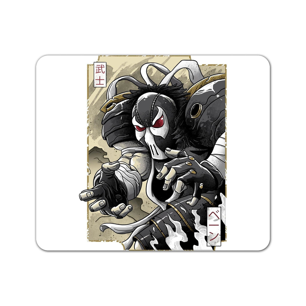 Samurai Bane Mouse Pad - Mousepad | Nurd Tyme — Nurdtyme LLC